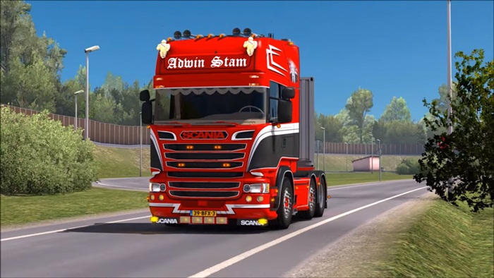 ETS 2 - Scania R520 Adwin Stam Tır Yaması (1.28.x) | KamyonYama