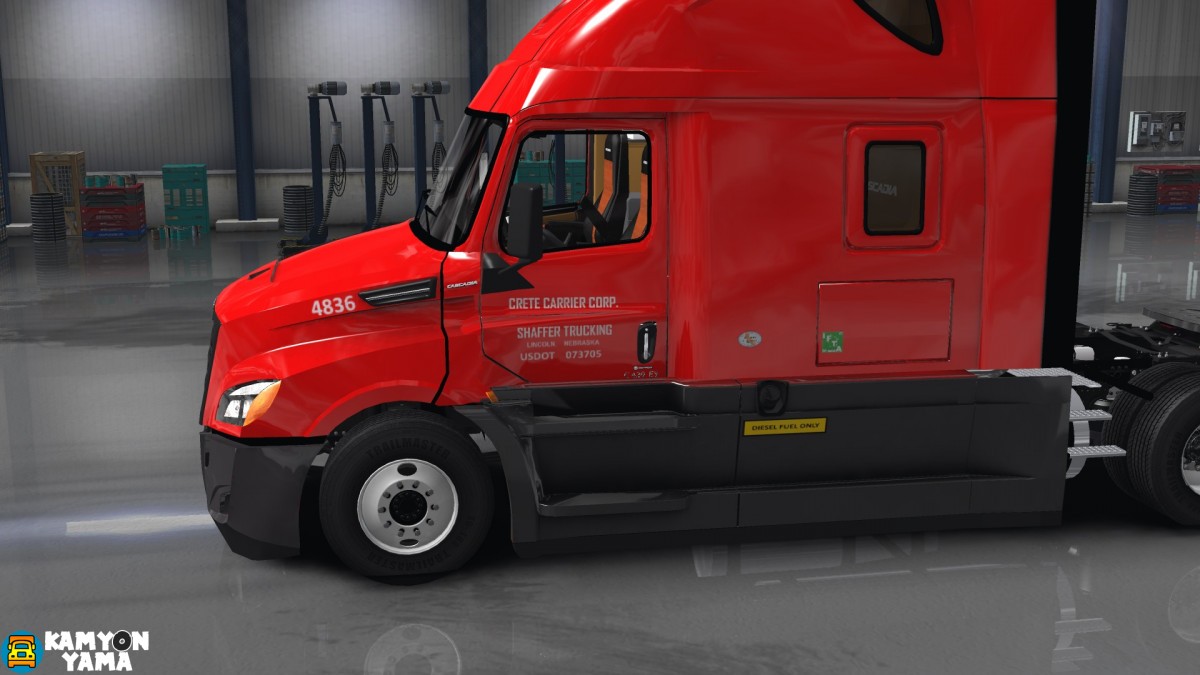 ATS – Freightliner Cascadia 2018 Shaffer Trucking Skin – KamyonYama