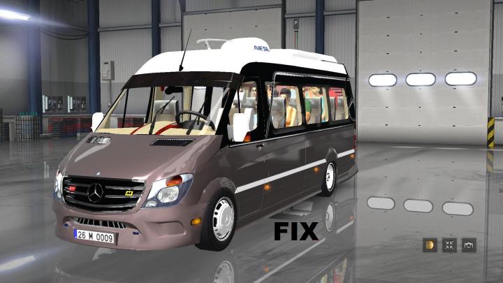 ATS - Mercedes Sprinter 2017 Dolmus Fix Mod V1.0 | KamyonYama
