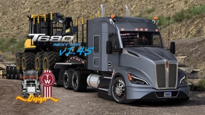 ATS Kenworth T680 Yeni Nesil Tır Modu (1.45) – KamyonYama
