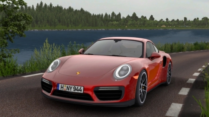 ETS2 Porsche 991.2 911 Turbo S 2016 Model Araba Yaması V1.2 (1.46 ...