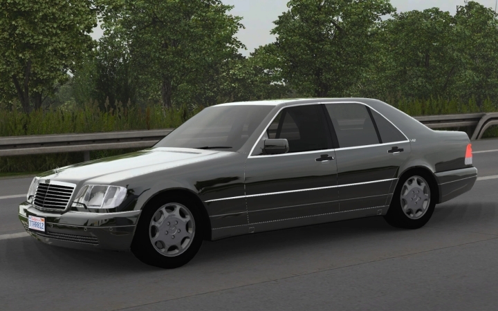 ETS2 Mercedes-Benz W140 S-Class S600 Araba Yaması V1.1 (1.47) | KamyonYama