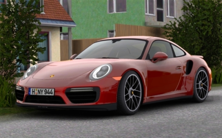 ETS2 Porsche 991.2 911 Turbo S 2016 Model Araba Yaması V1.4 (1.47 ...
