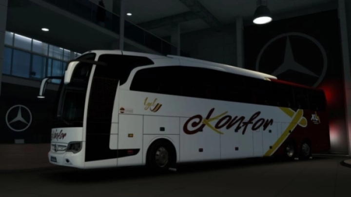 ETS2 Mercedes-Benz Travego 17 Shd Konfor Turizm Kurumsal Skin V1.0 (1.47) – KamyonYama