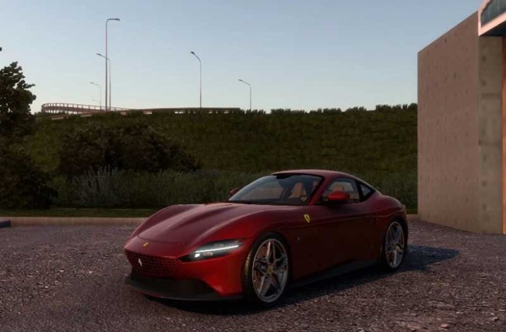 ETS2 Ferrari Roma Spider 2021 Model Araba Yaması V2.3 (1.50) – KamyonYama